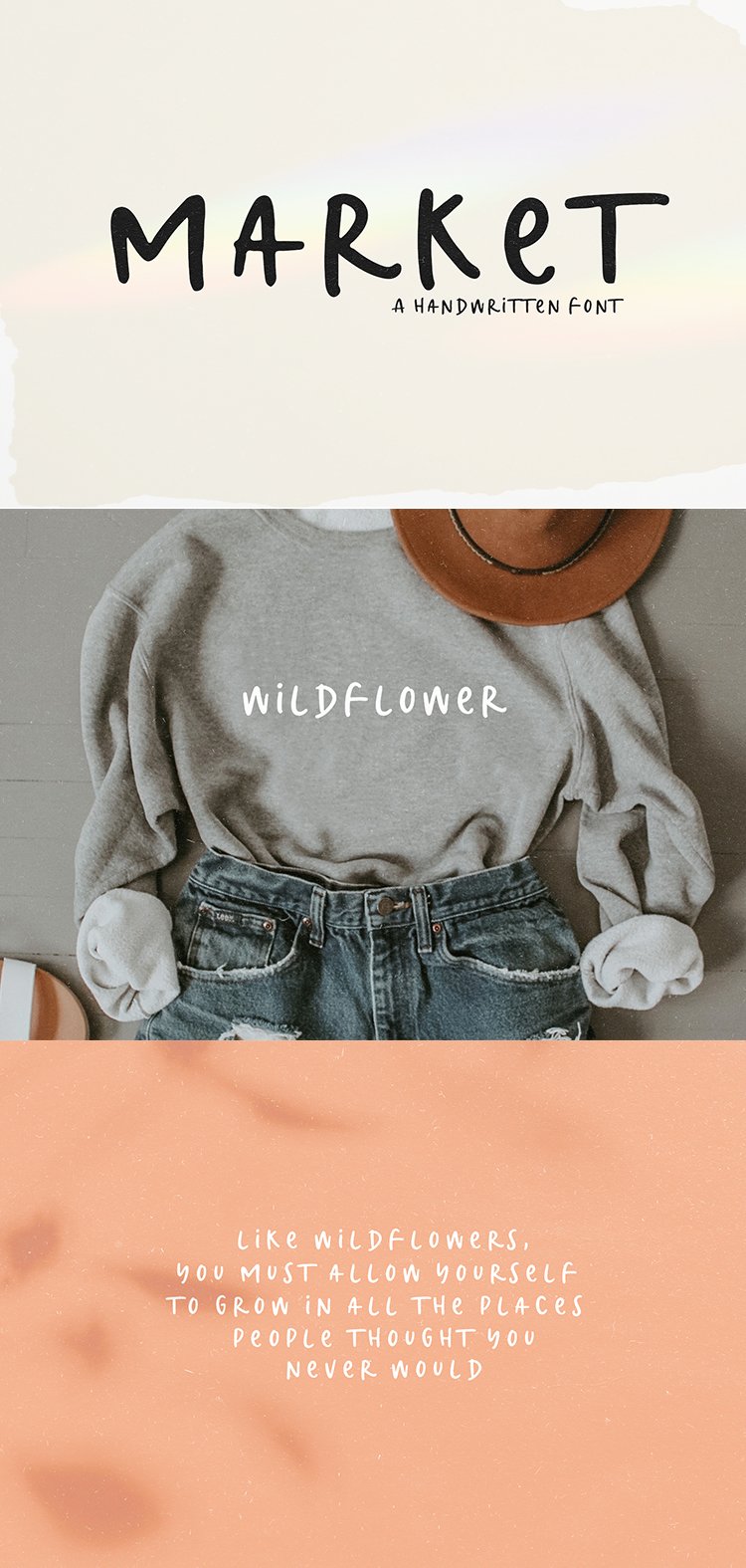 Market - A Handwritten Font