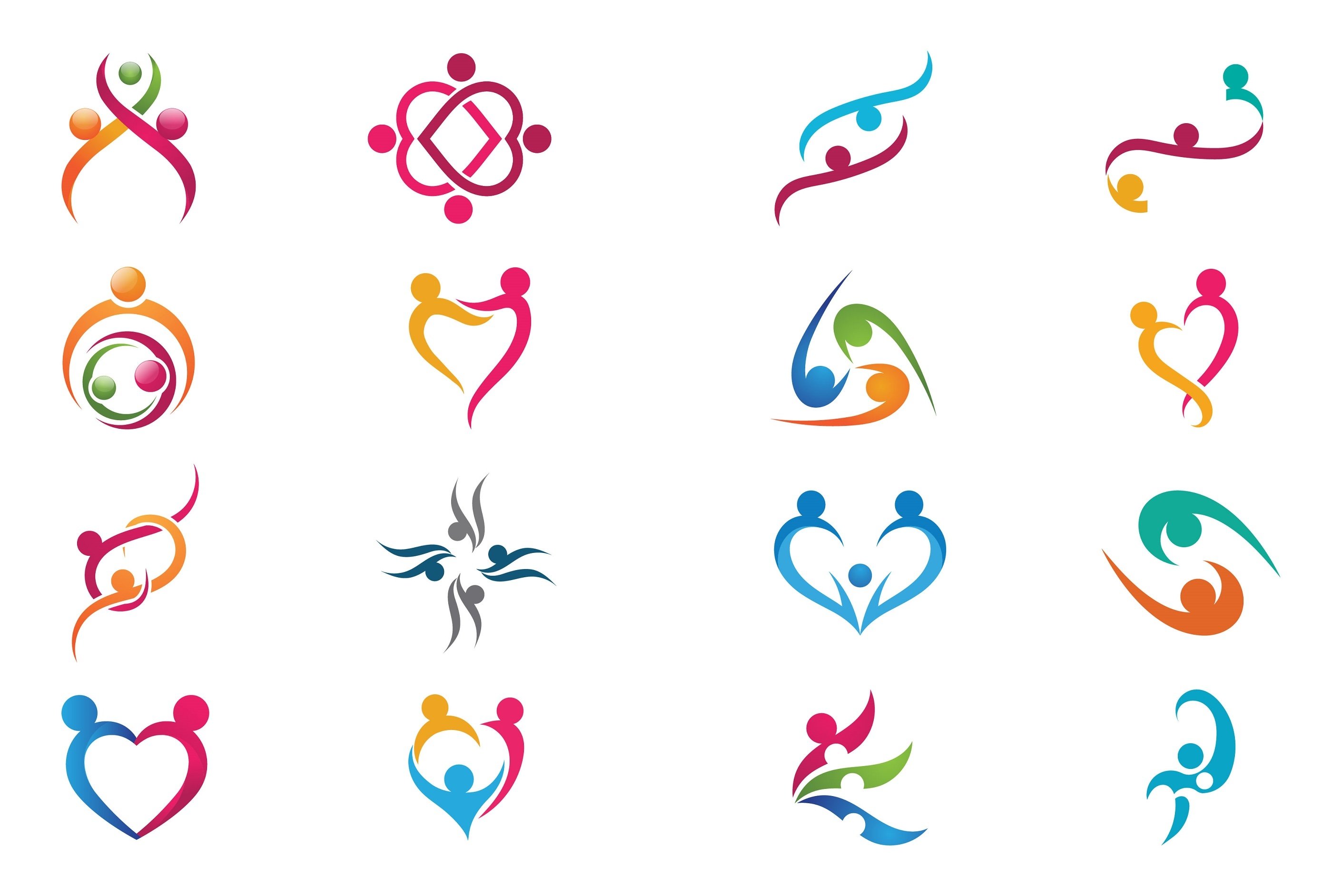 Community group people adn adoption logo