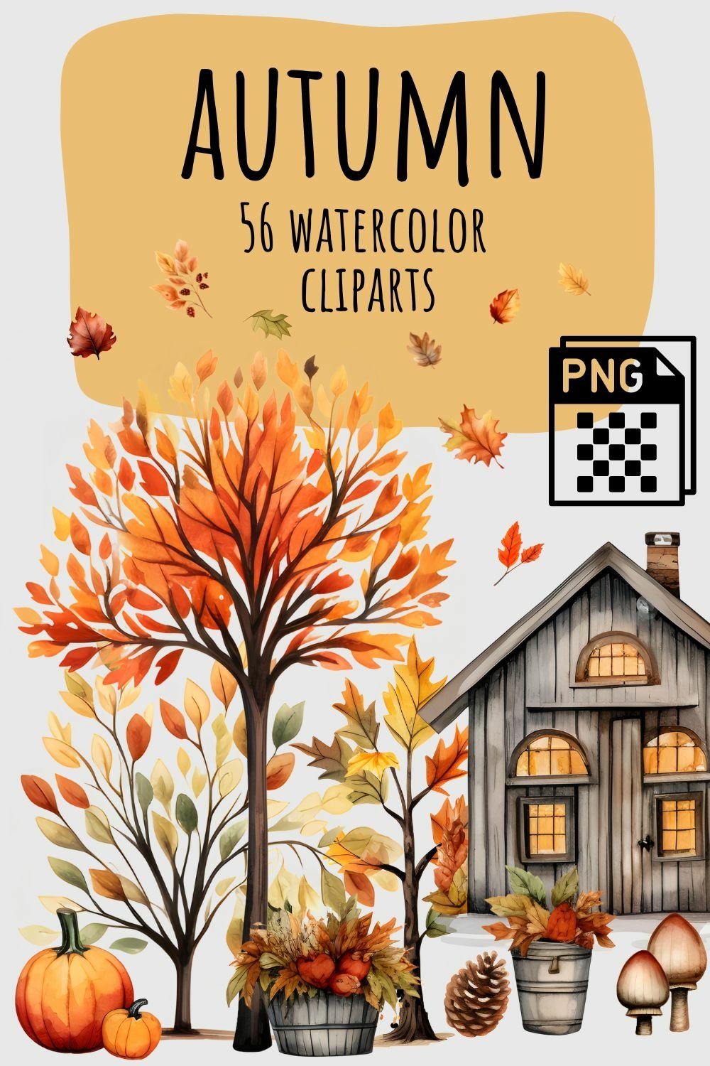 Autumn / Fall Watercolor Collection