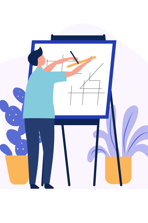 Visual art concept. Design projects, digital art, architectu