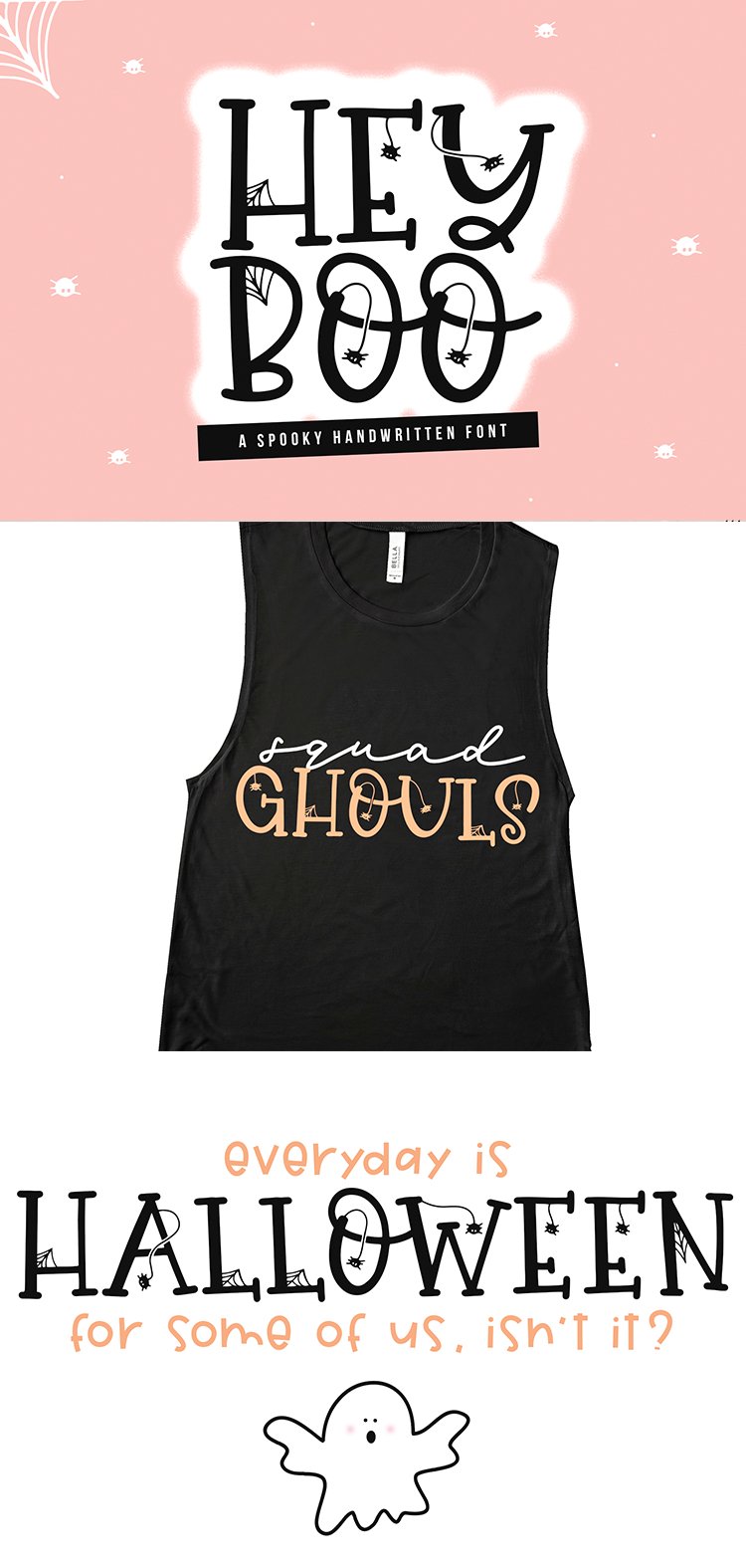 Hey Boo - A Quirky Halloween Font