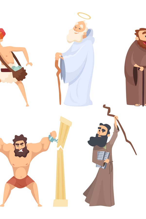 Historical illustrations of christian characters of holy bib