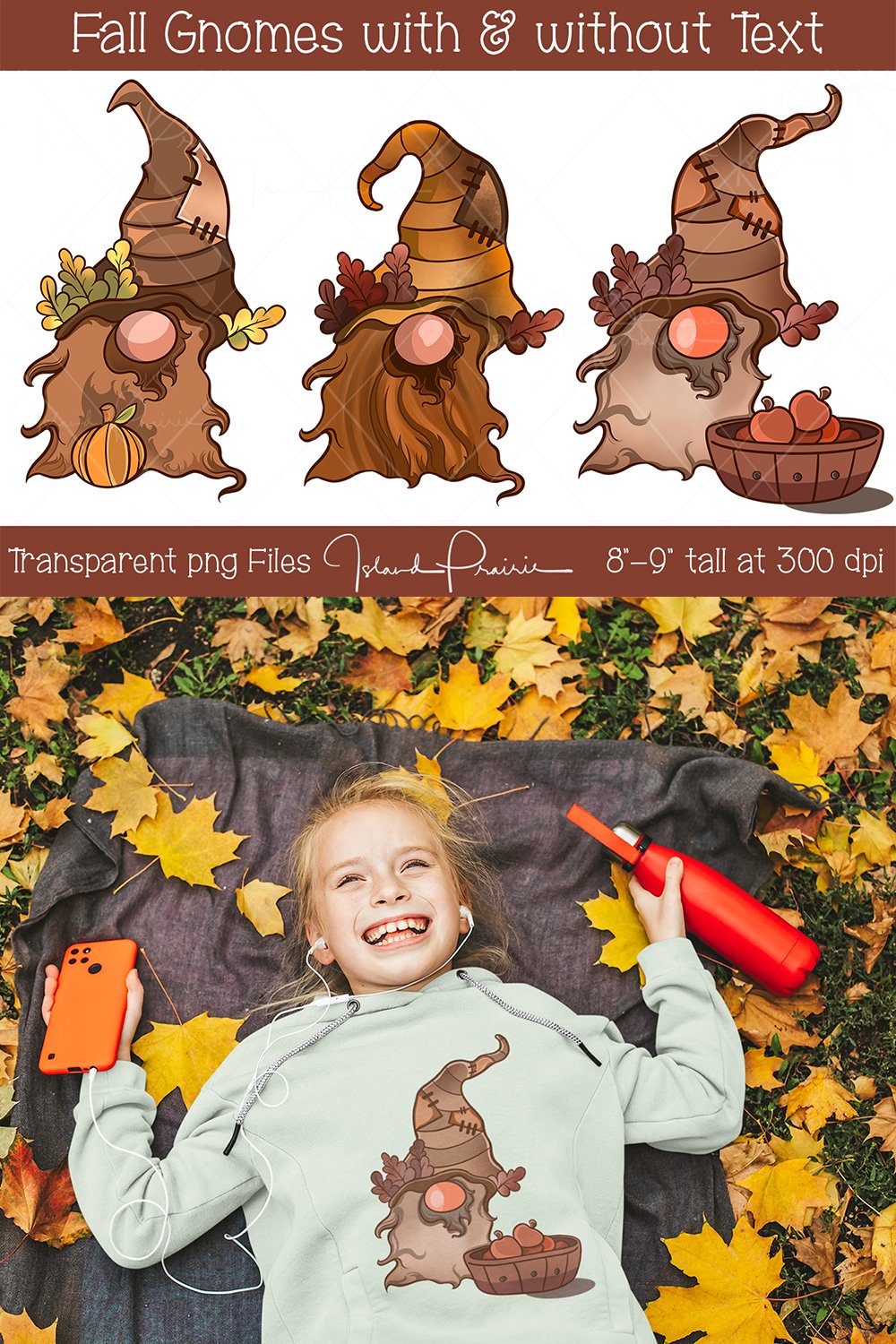 Fall Gnome Bundle | Autumn Gnome Png Sublimation Files