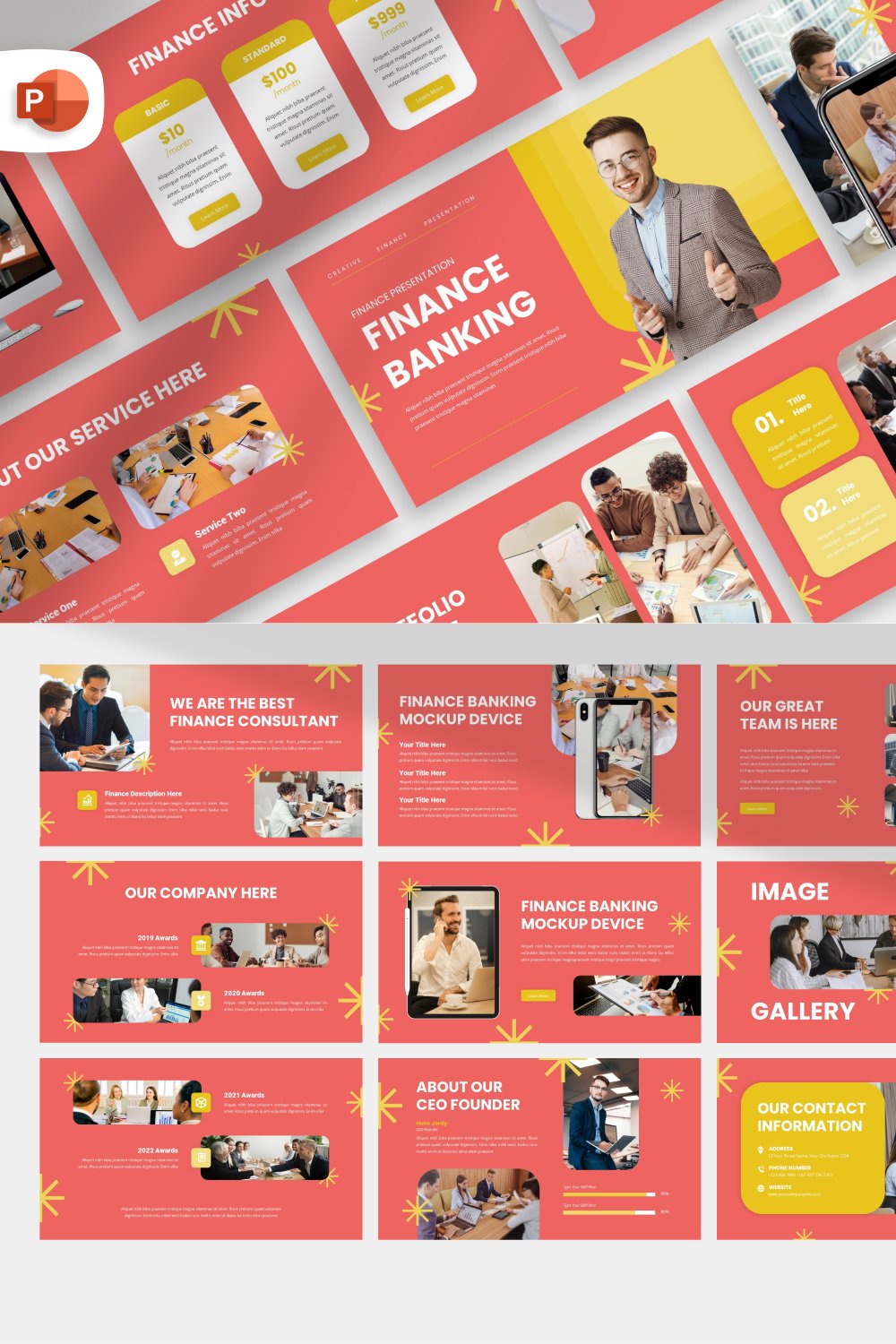 Finance Banking Presentation Template