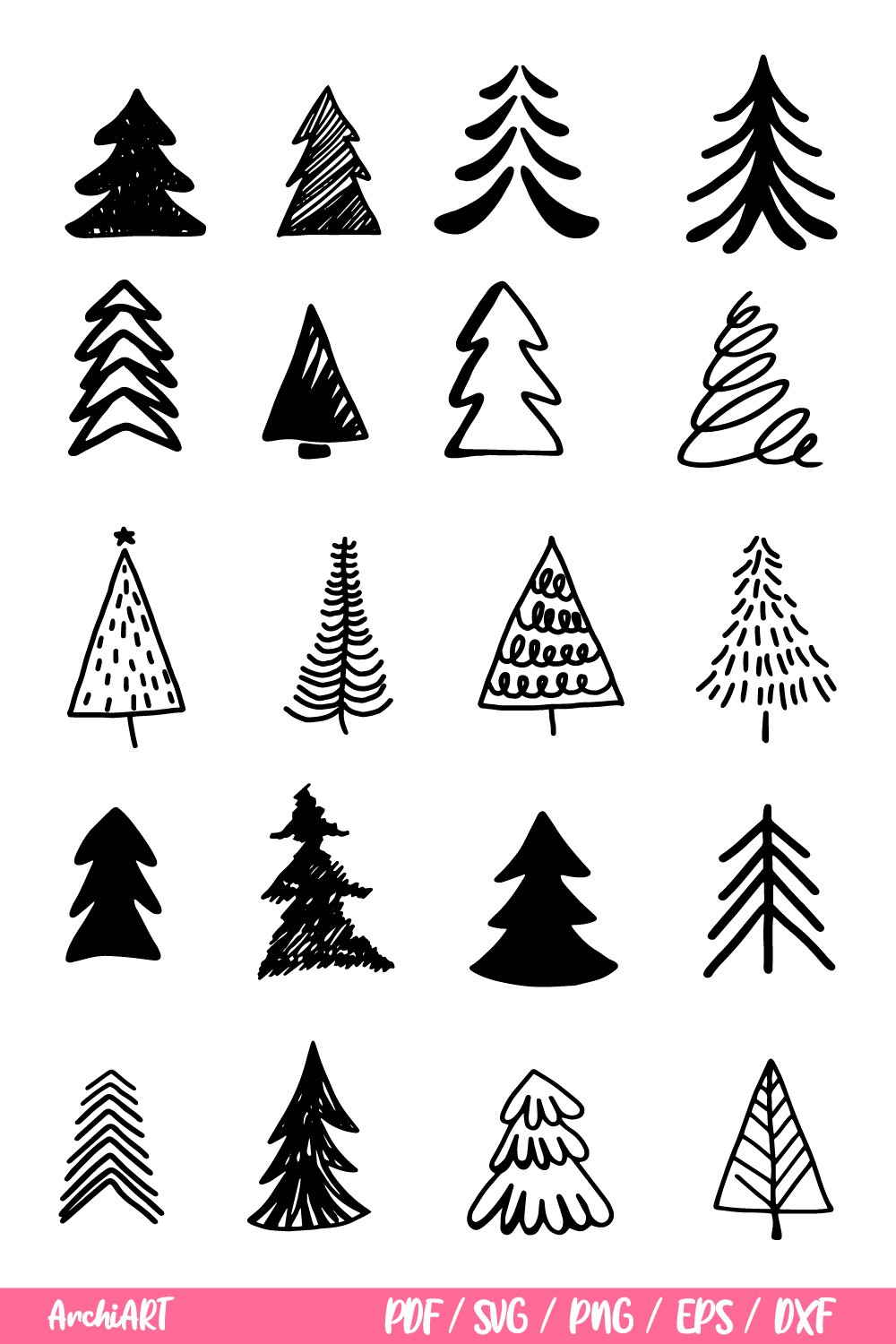 Christmas Tree Svg Bundle, Christmas Svg, (2263225)