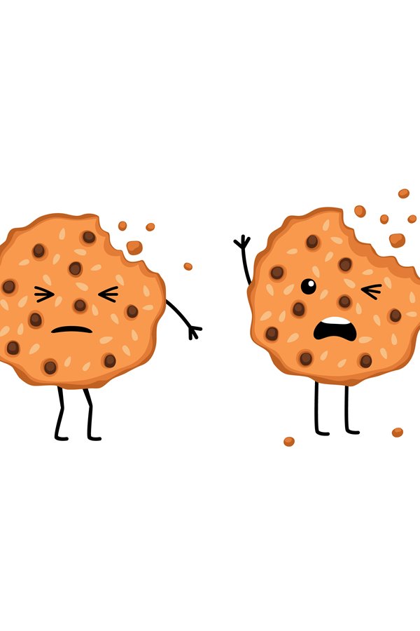 Crumble cookie snack