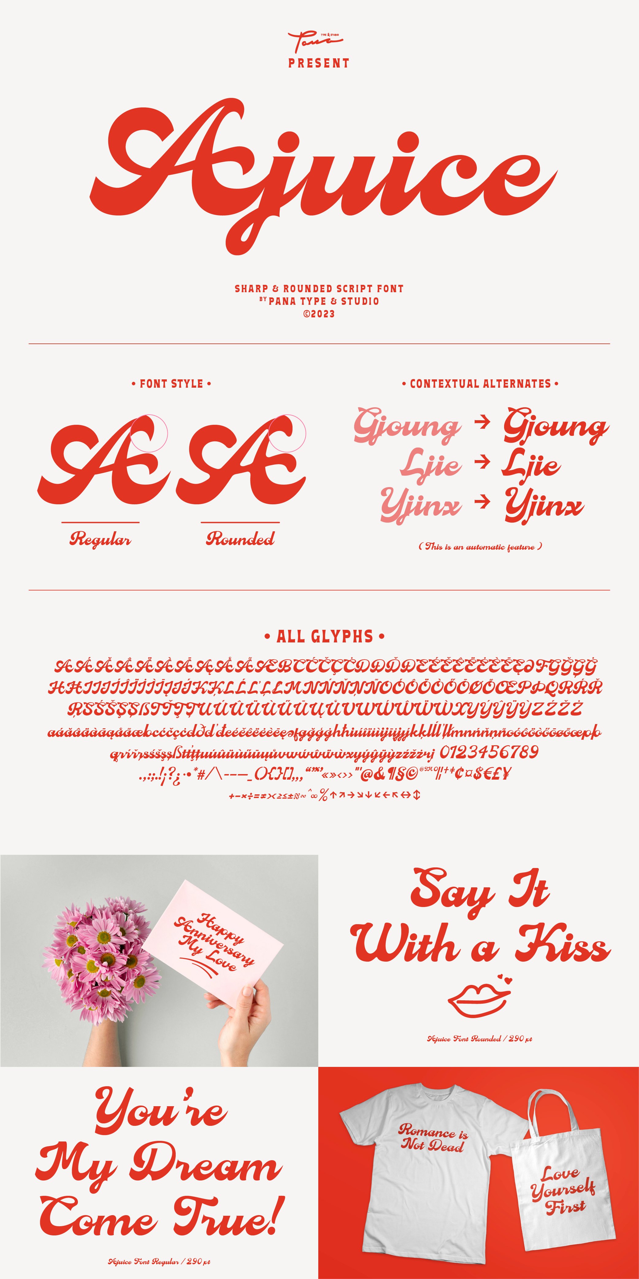 Ajuice Script Font
