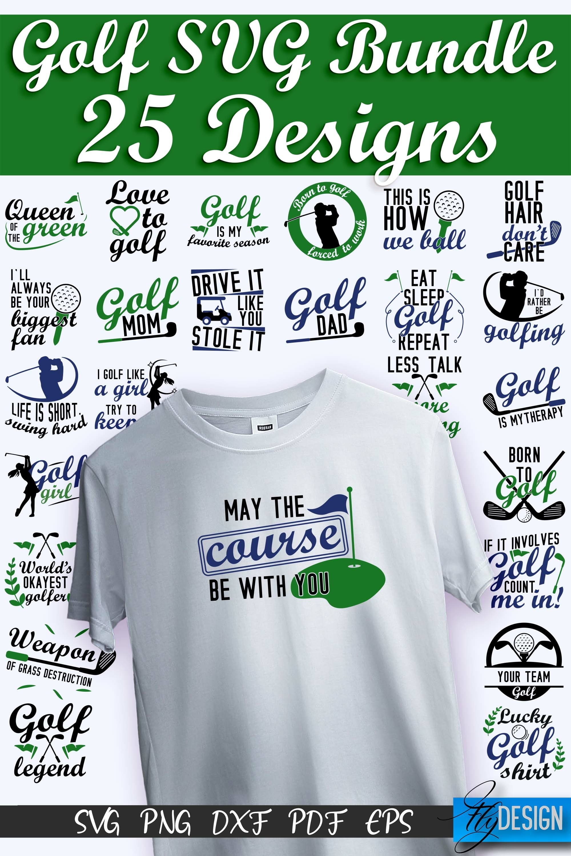 Golf SVG Bundle | Sports Shirt Designs SVG