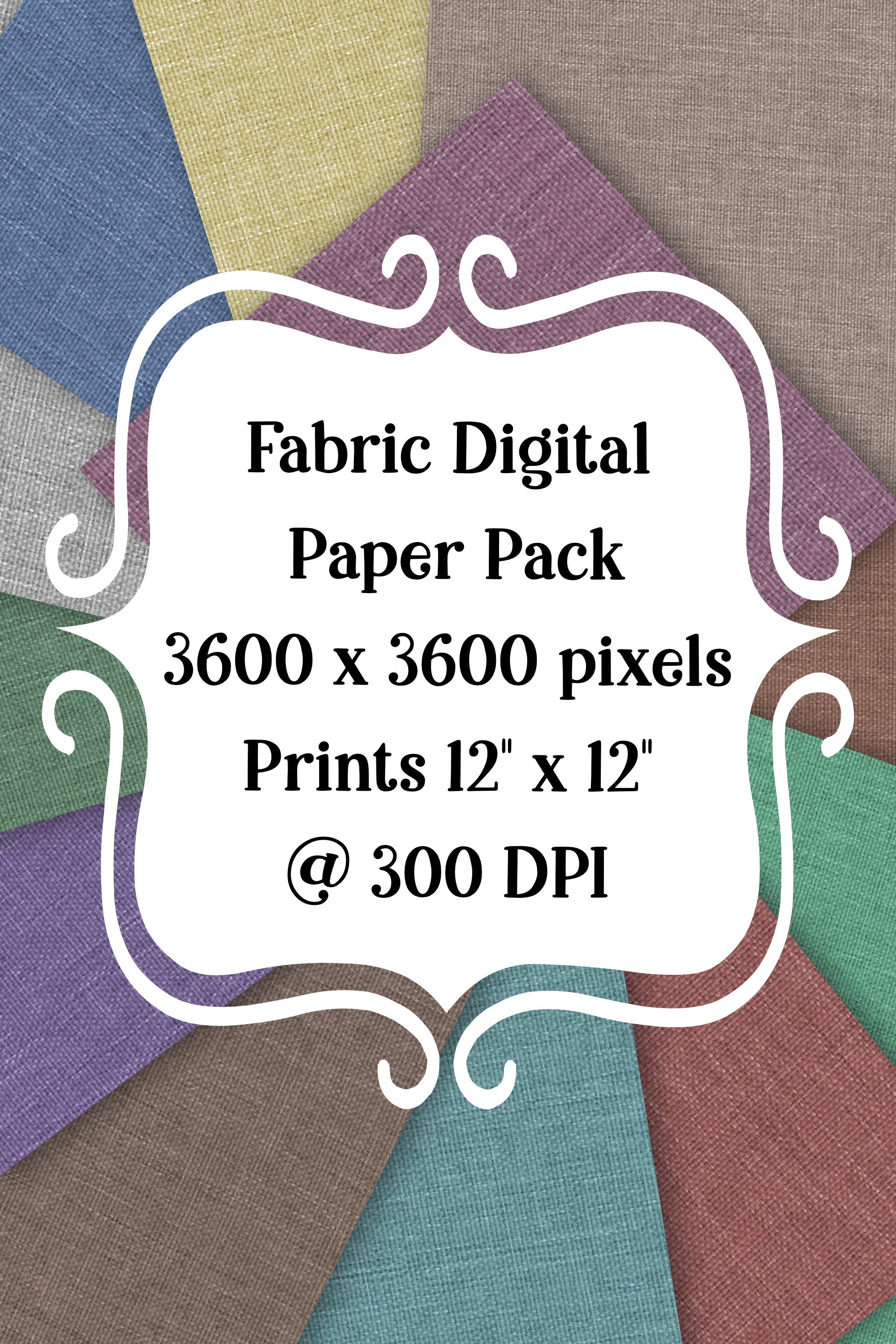 Fabric Texture Digital Paper Volume 1
