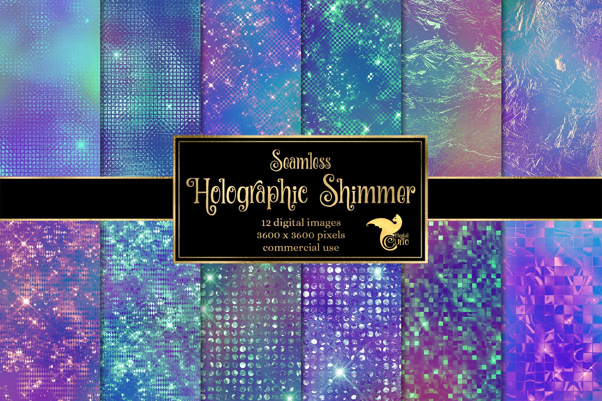 Holographic Shimmer Textures