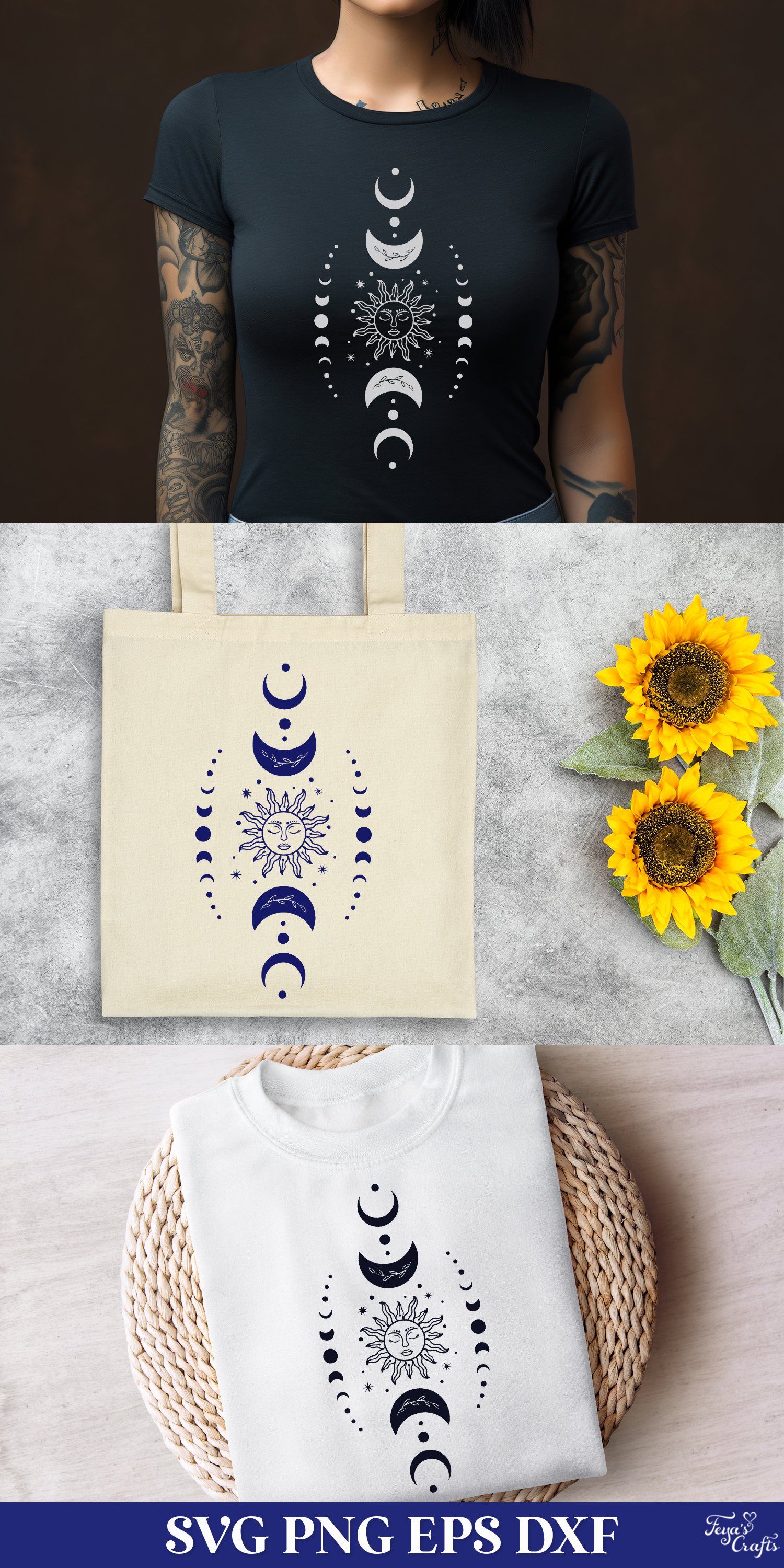 Sun and Moon SVG