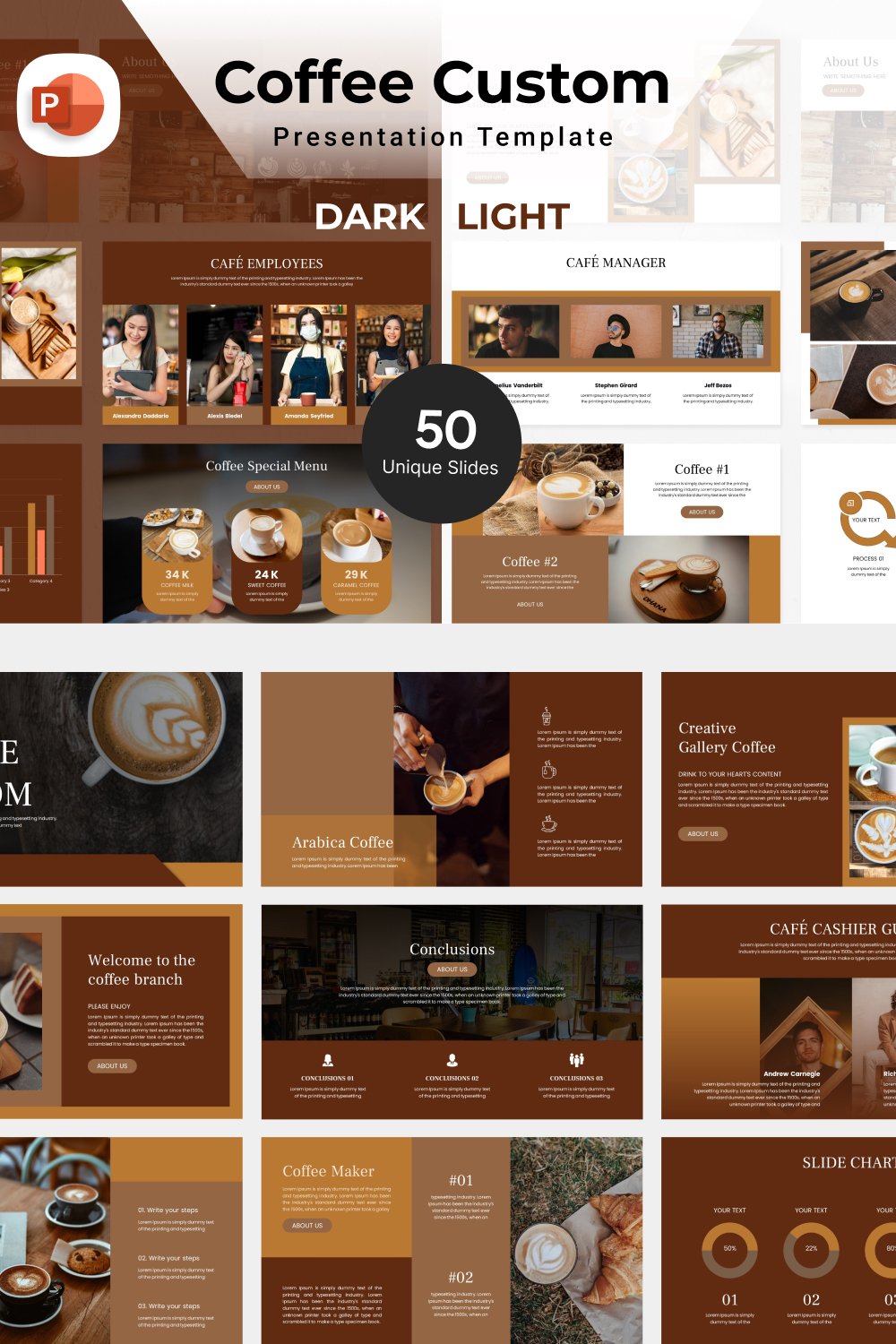 Coffee Custom Presentation Template