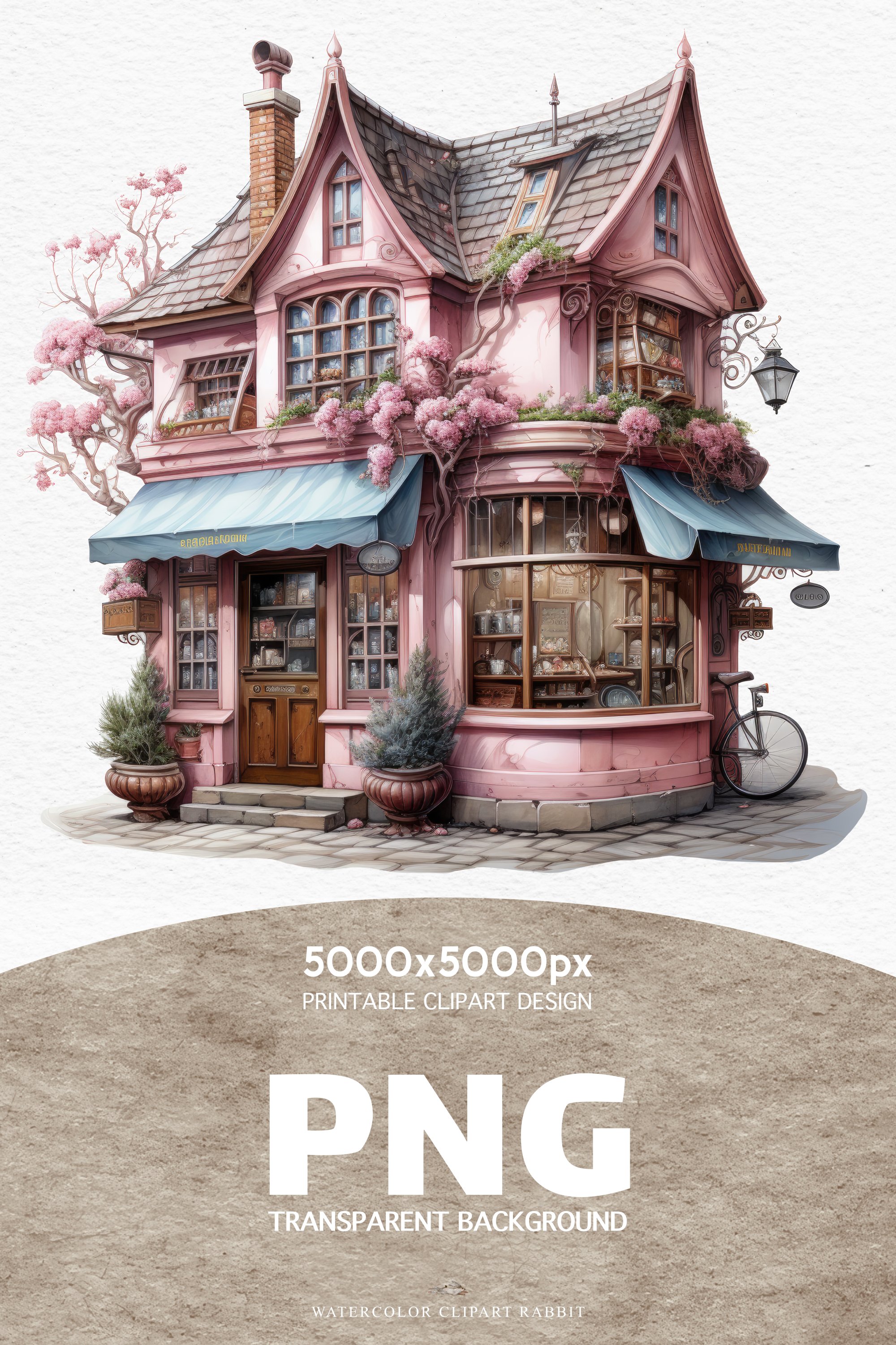 Fantasy Pastel Store Bakery Shop Cafe House Architecture
