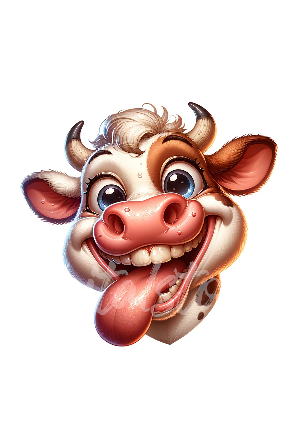 Funny Quirky Cow Clipart Sublimation PNG (3581024)
