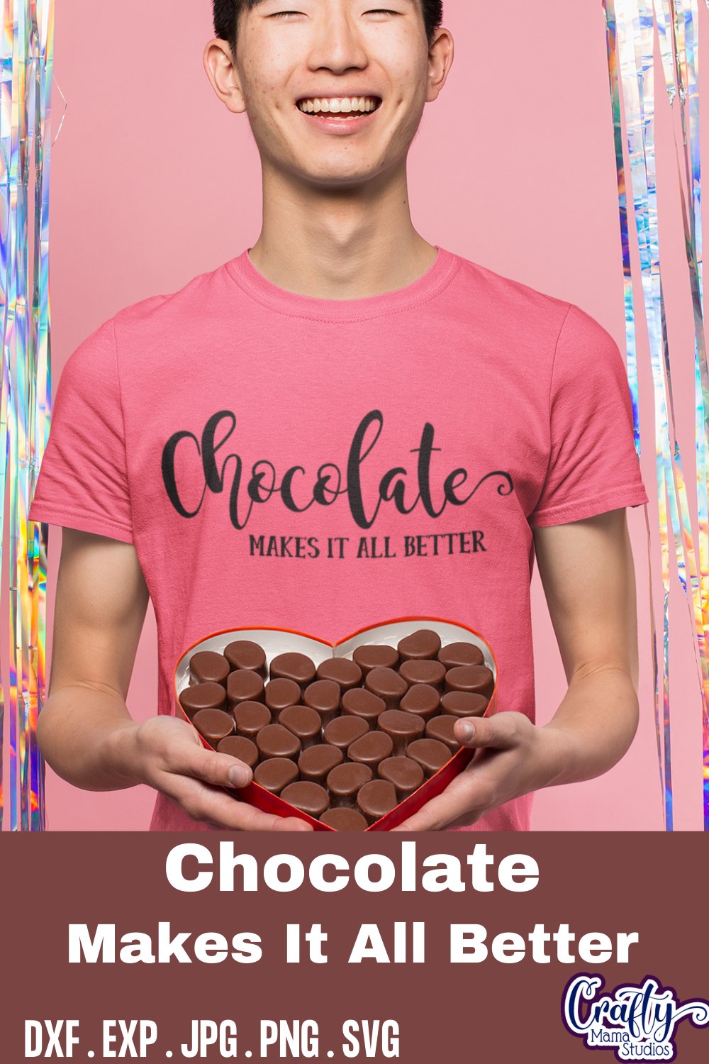 Chocolate Makes It Better | Food Sayings Svg Design