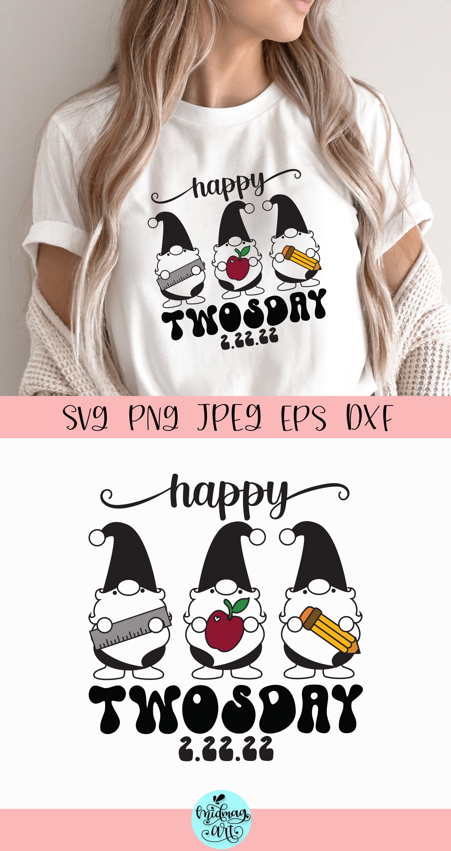 Happy twosday 2-22-22 svg, teacher svg (1823135)