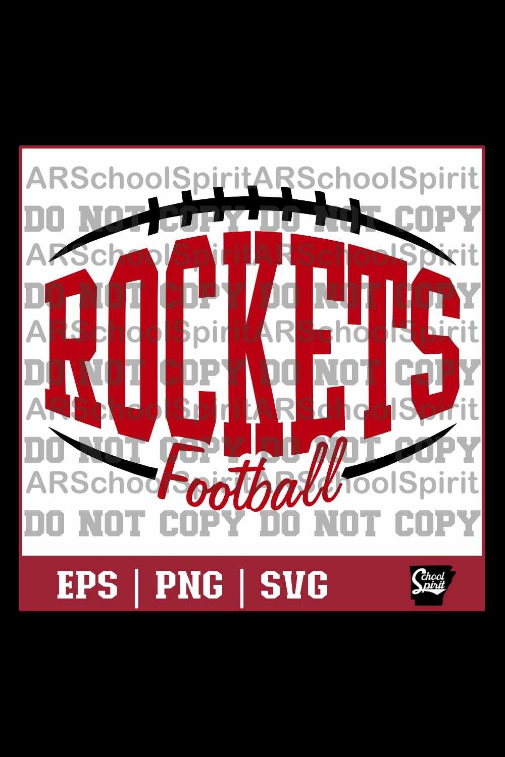Rockets Football SVG Shirt Design