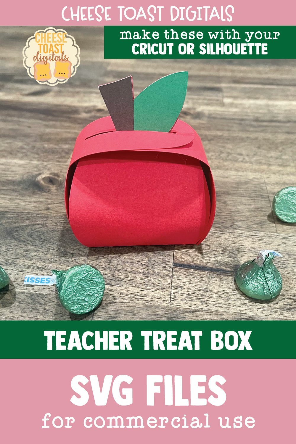 Apple Treat Box SVG | Teacher Appreciation Candy Holder