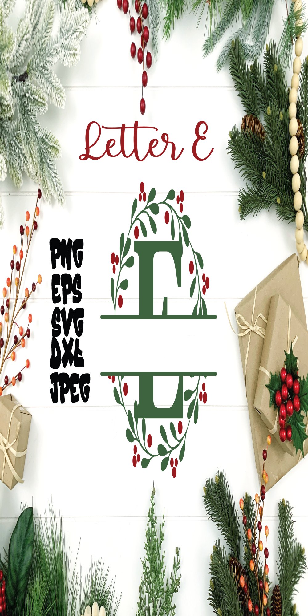 CHRISTMAS letter E (2321863)