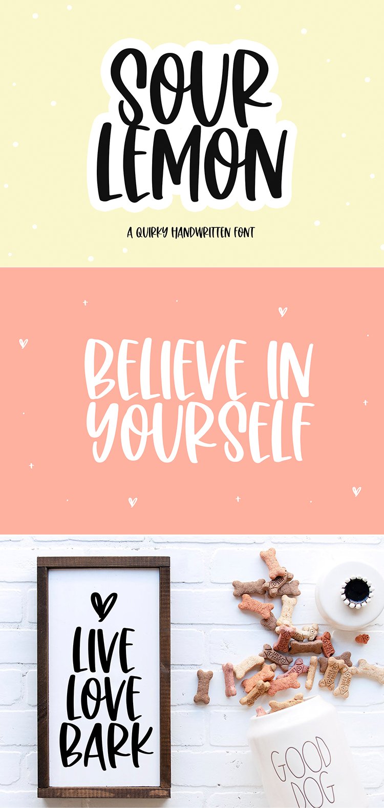 Sour Lemon - A Fun Handwritten Font