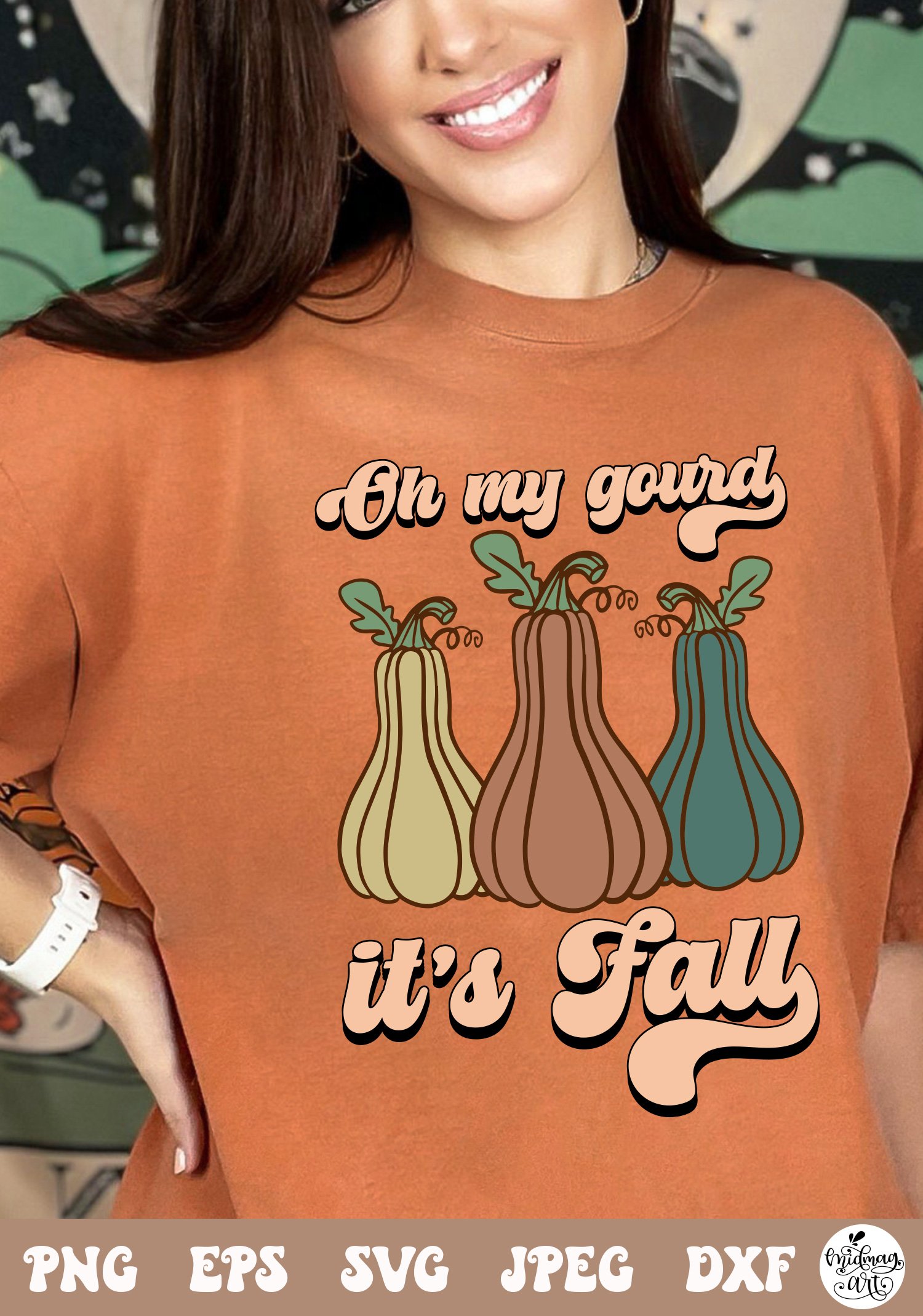 Oh My Gourd it's fall SVG PNG, i love fall svg png, Autumn