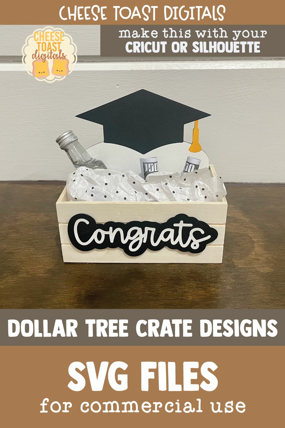 Graduation Crate SVG | Graduate Dollar Tree Crate Insert