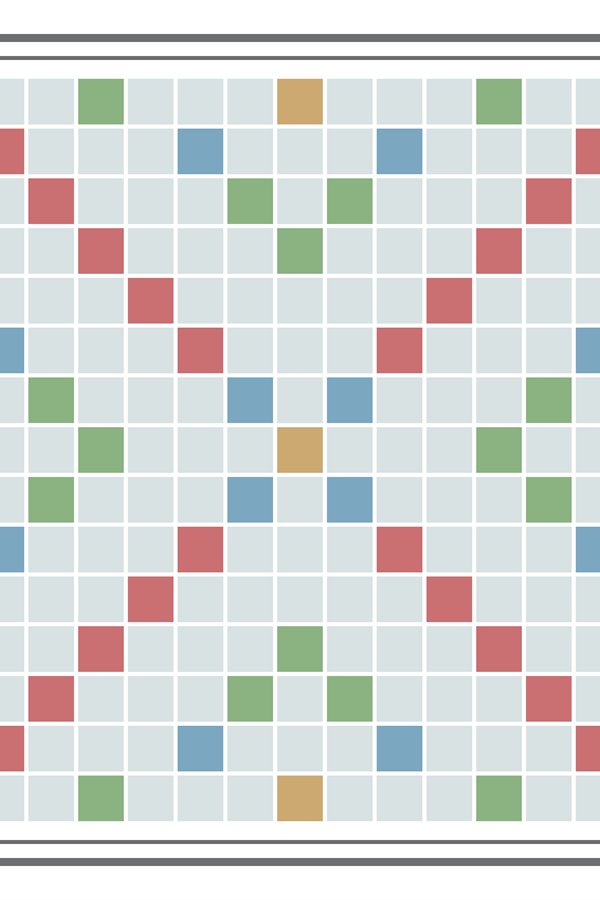 Scrabbling family board word game to make words from letters