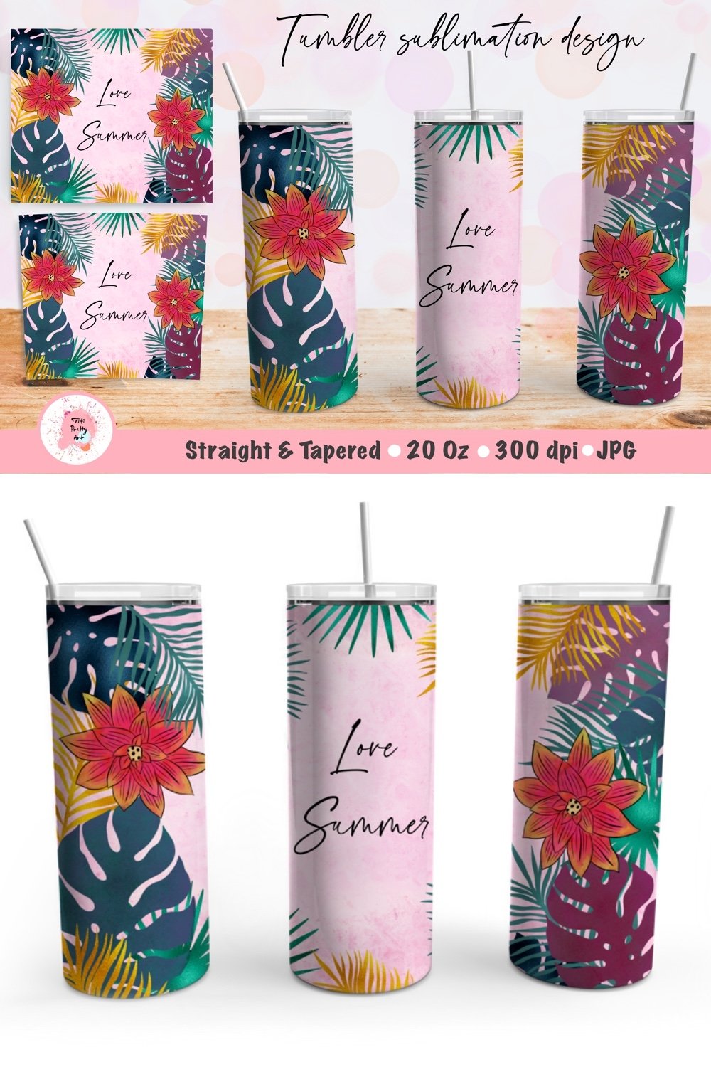 Tropical Sublimation Tumbler