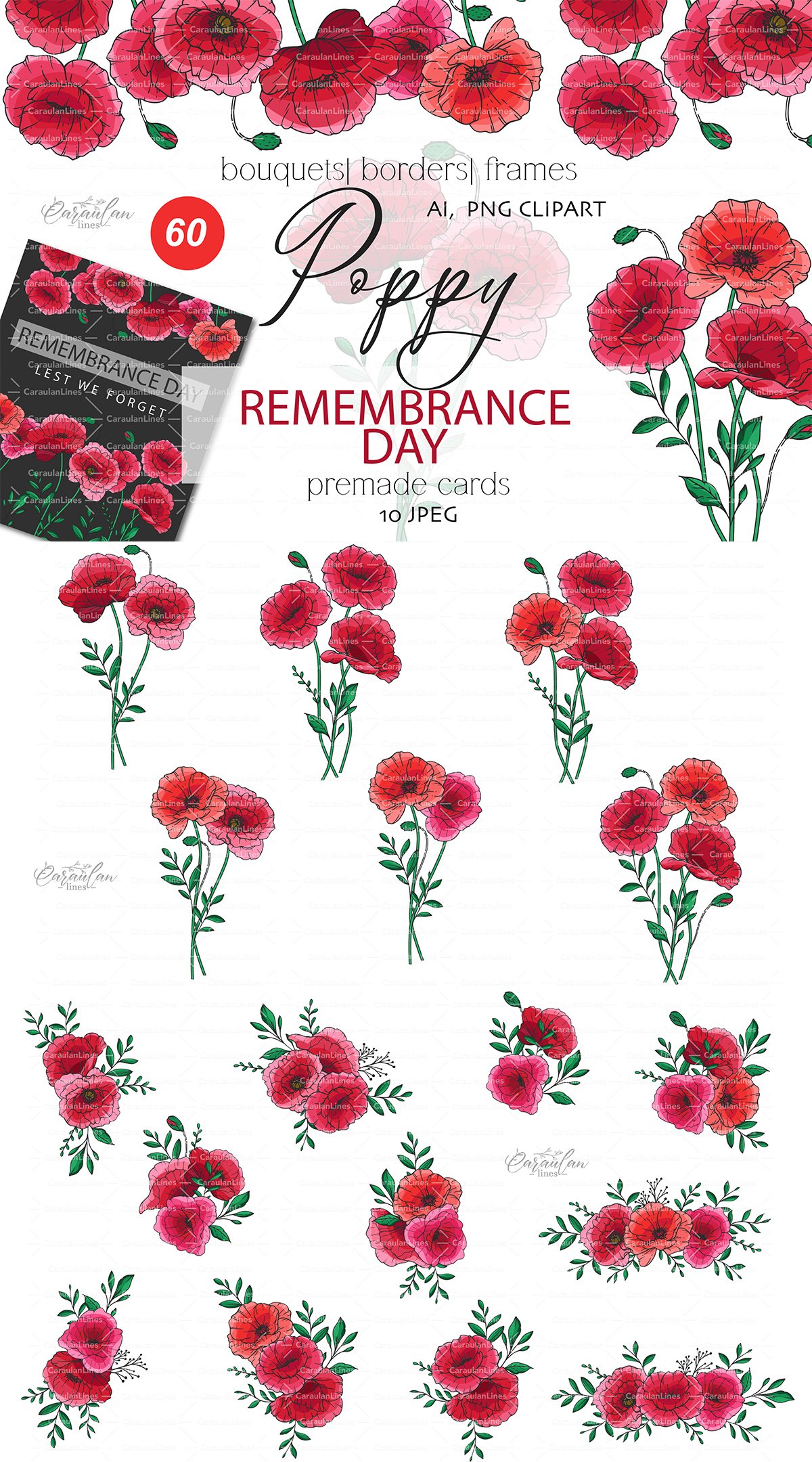 Remembrance Day Poppy Clipart
