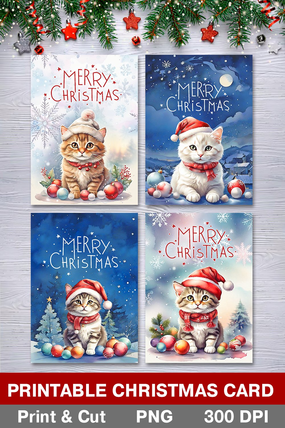 Merry Christmas Card printable