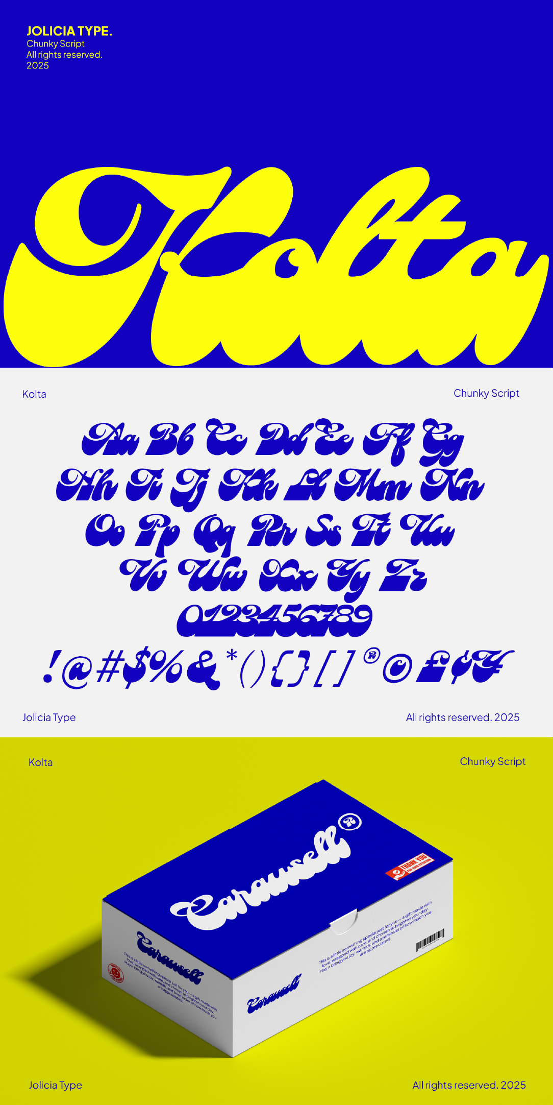 Kolta | Bold Chunky Script