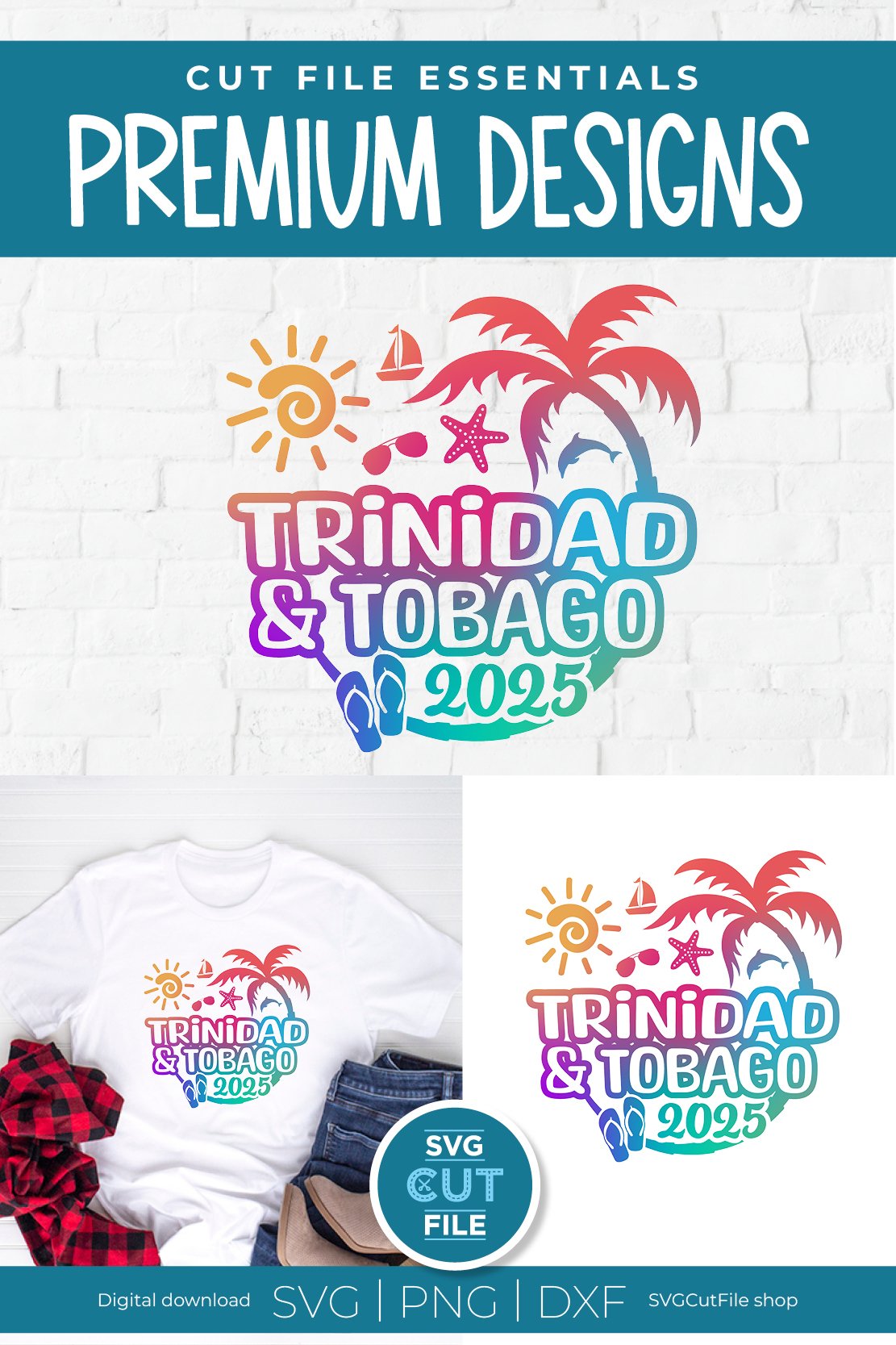 2025 Trinidad and Tobago svg - Trinidad and Tobago Islands