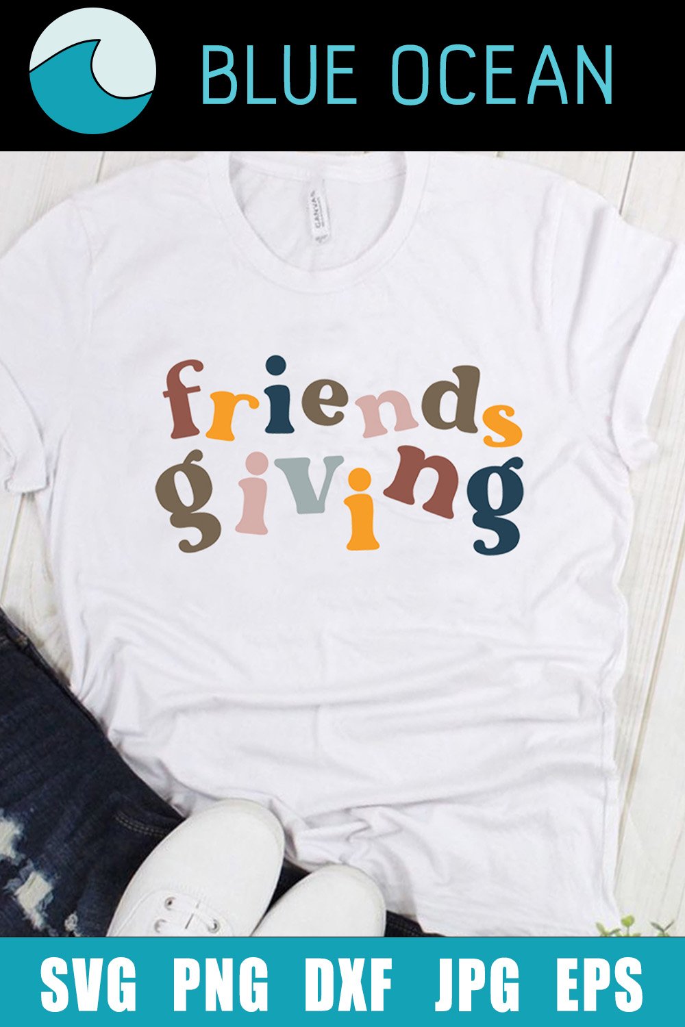 Friendsgiving SVG, Thanksgiving SVG, Retro Fall, Autumn