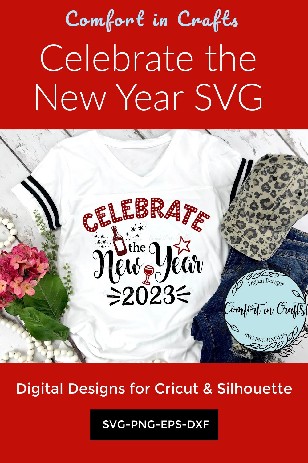 Celebrate the New Year 2023 SVG