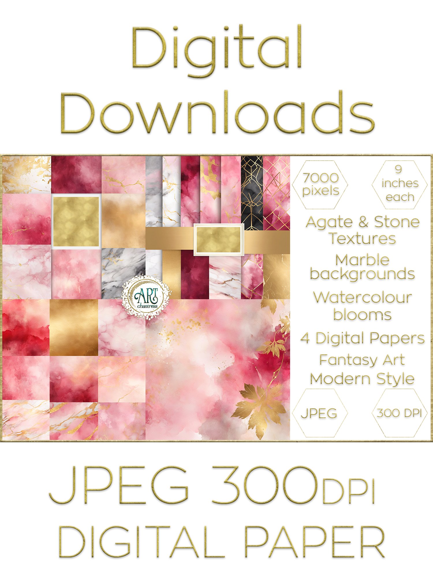 Acrylic Ink Art Magic Watercolor Blooms Digital (3686745)