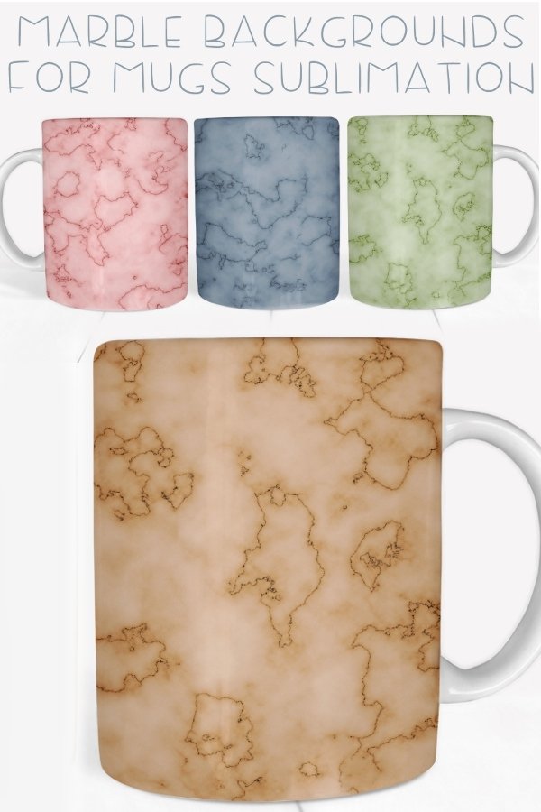 20 Marble backgrounds for mugs sublimation in png (1386293)