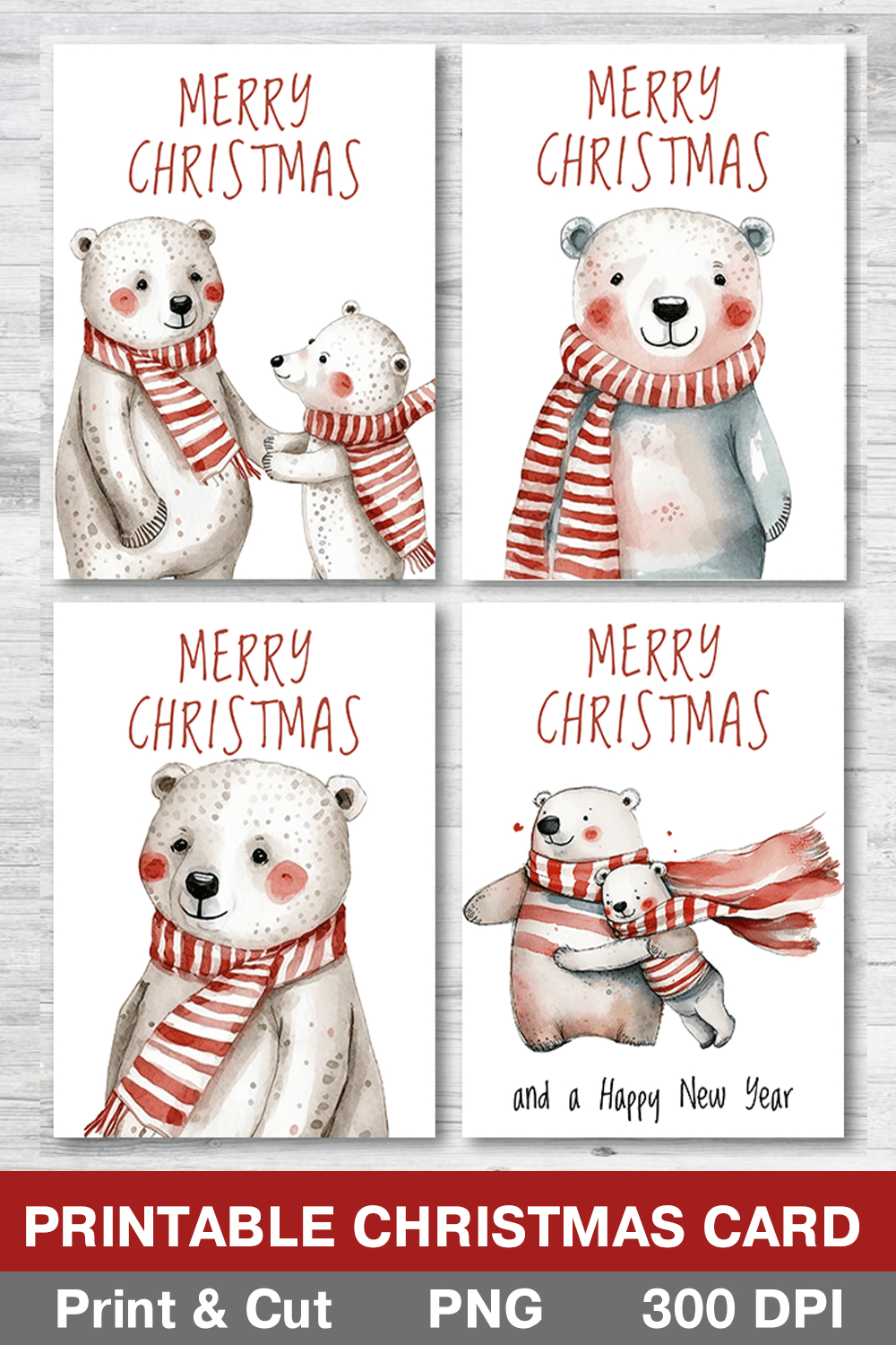 Merry Christmas Card printable