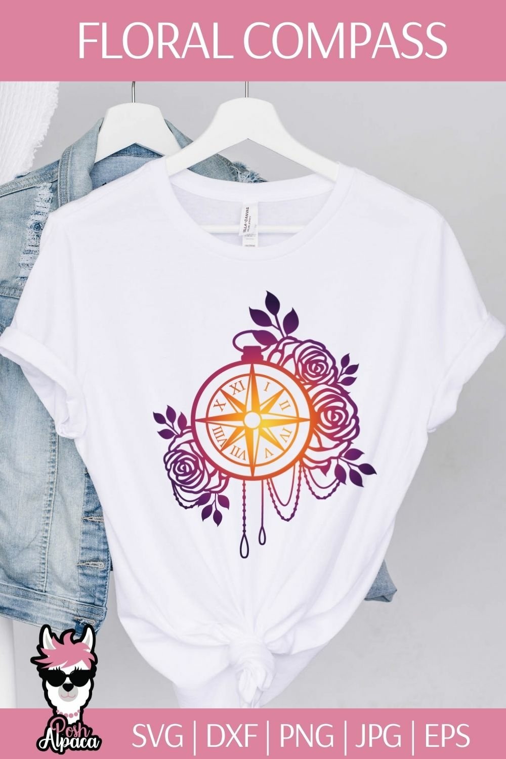 Floral compass design