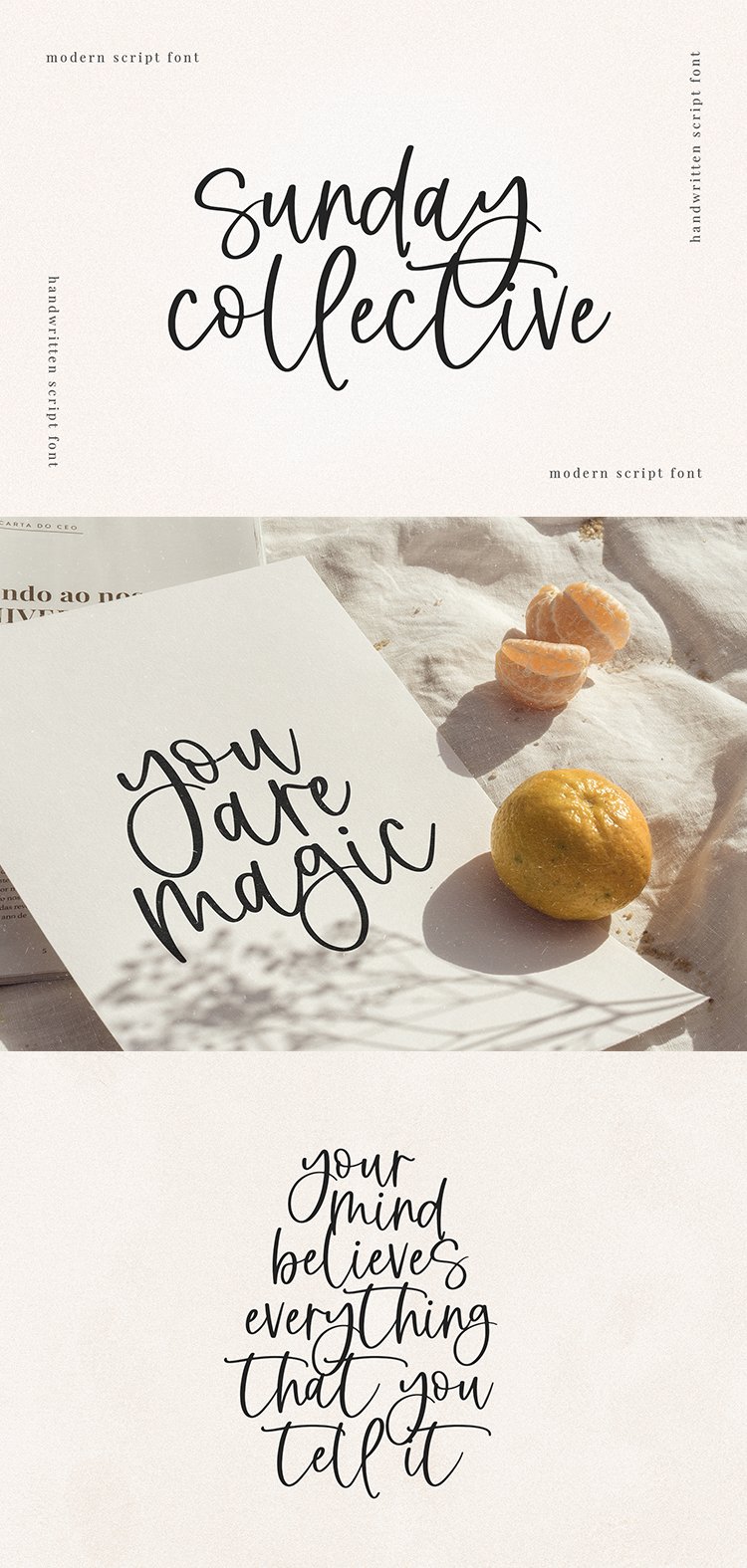 Sunday Collective - A Modern Script Font
