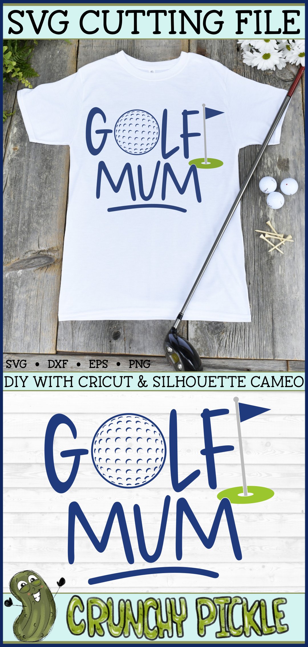 Golf Mum SVG File