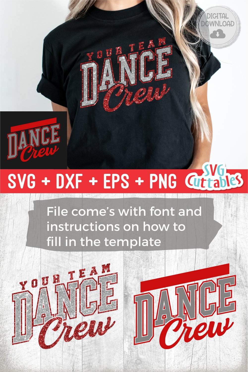Dance Crew SVG | Dance Template 0011 | Dance Shirt