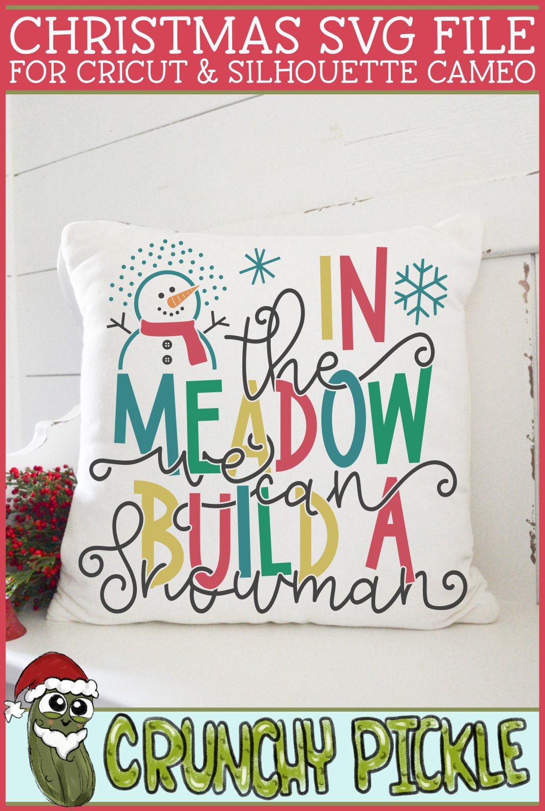 Build a Snowman Christmas SVG File