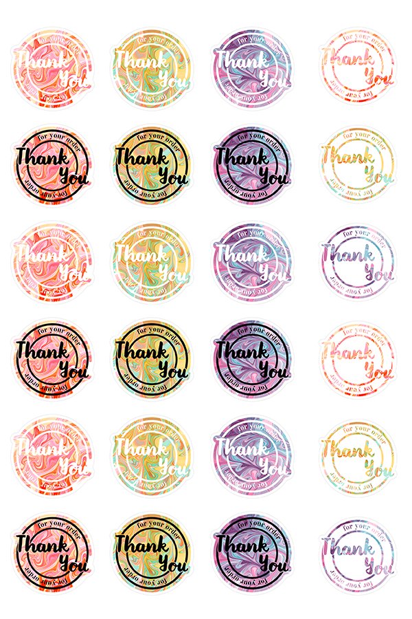 Business stickers bundle png, jpg. Printable 9 designs