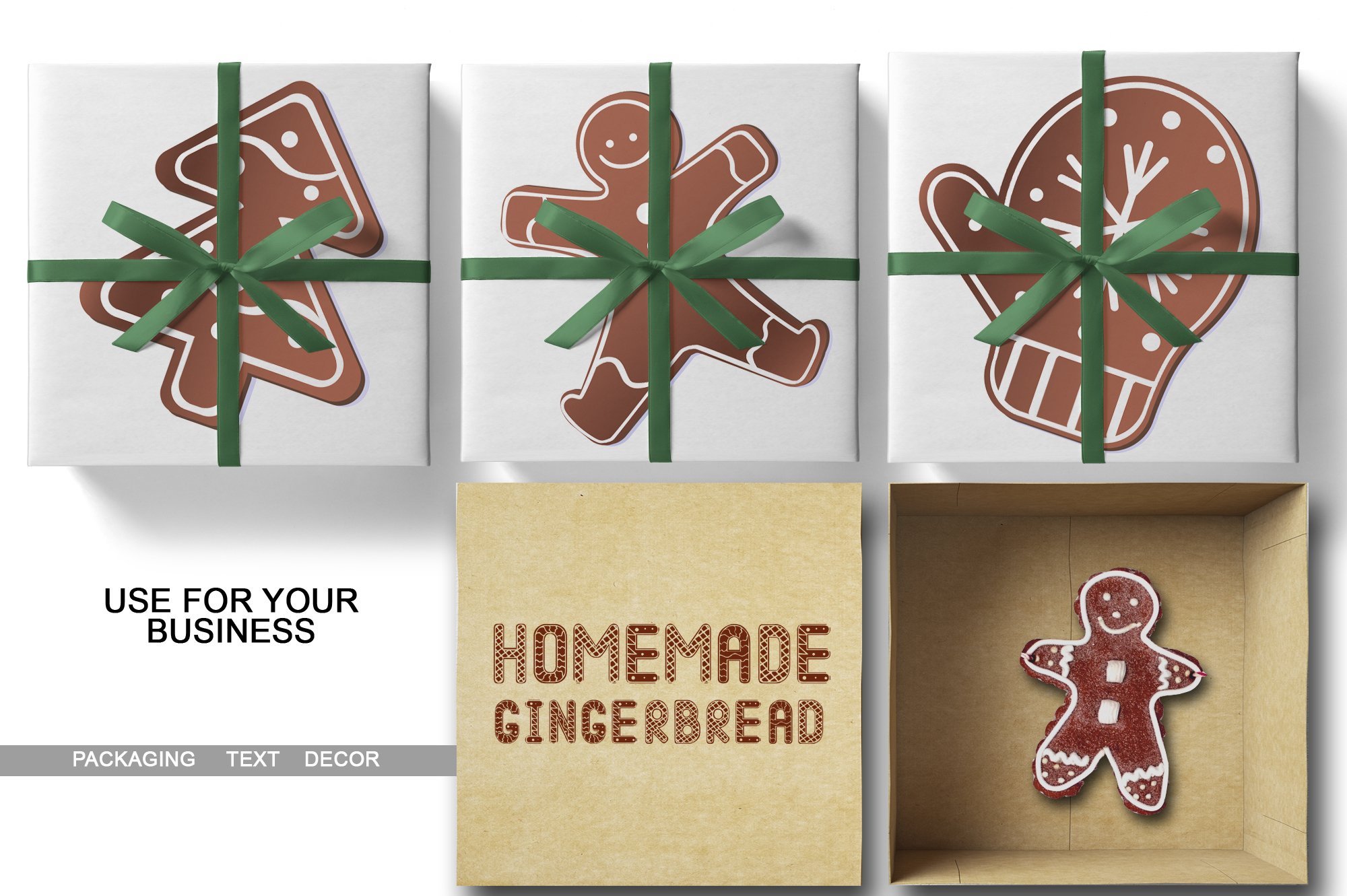 Gingerbread font - display font