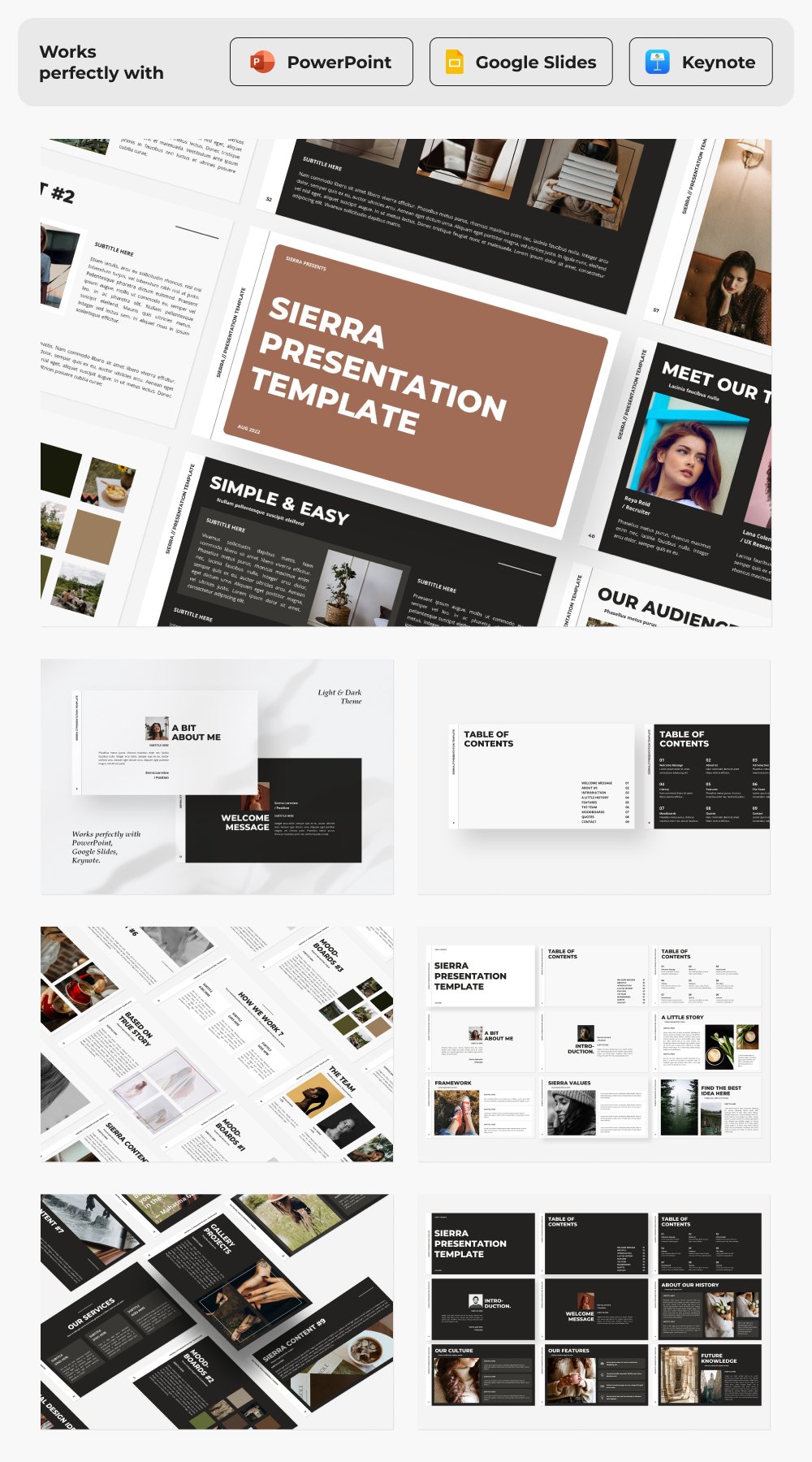 SIERRA Google Slides Template