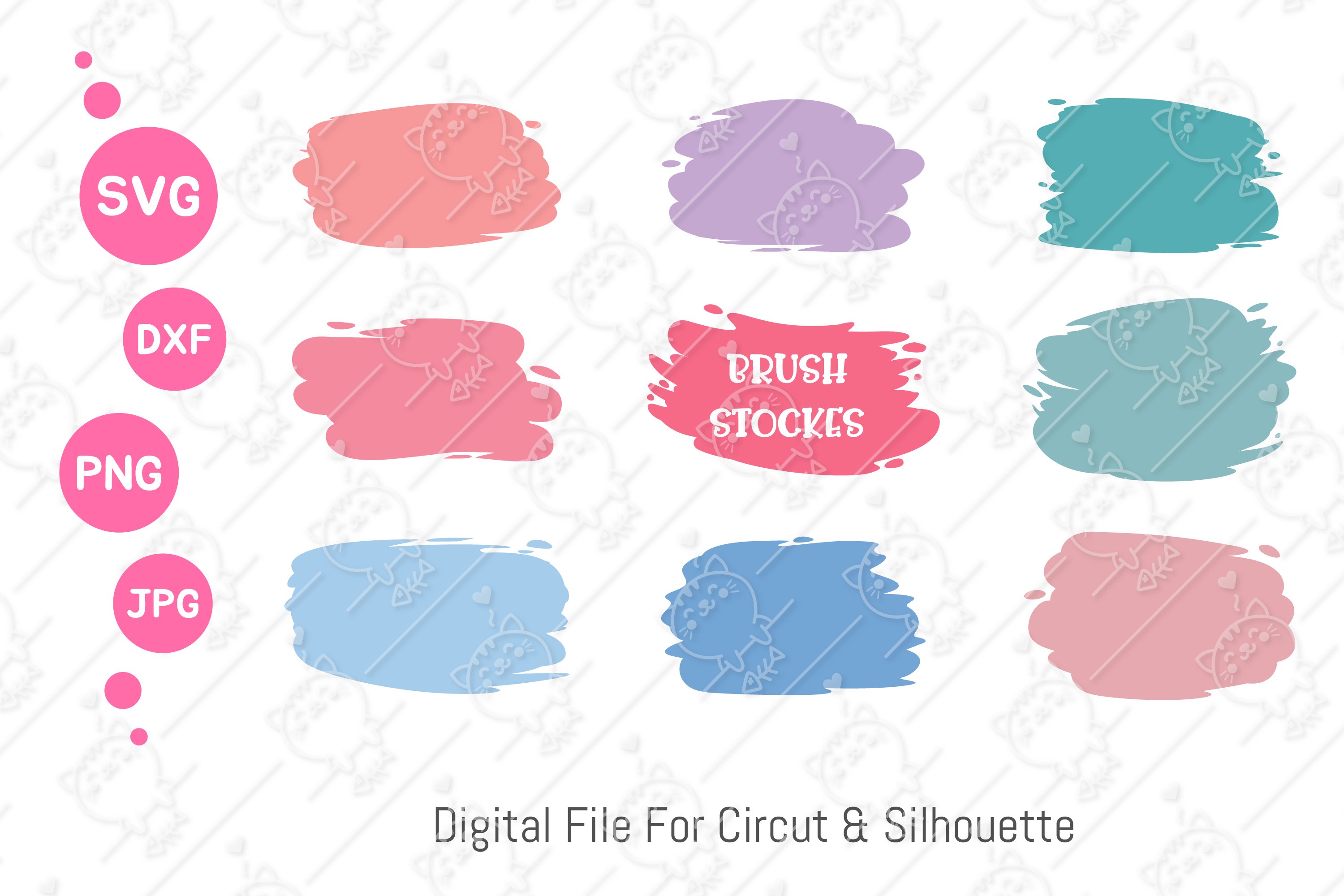 Brush Stroke SVG | Paint Brush SVG| svg dxf png file