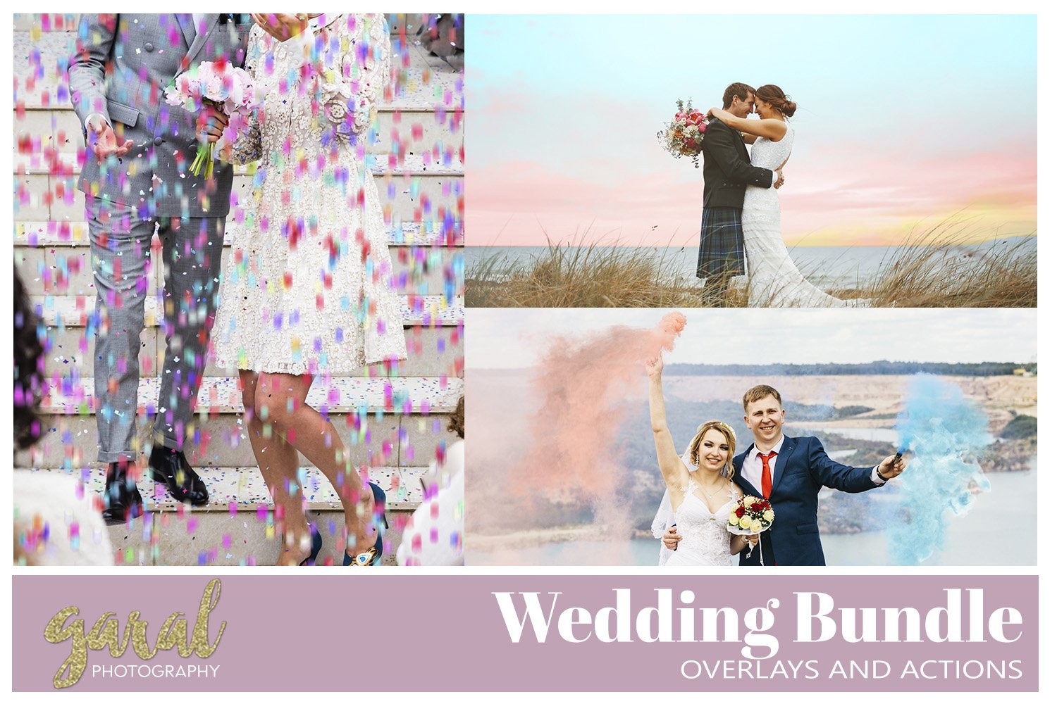 68 WEDDING OVERLAYS BUNDLE