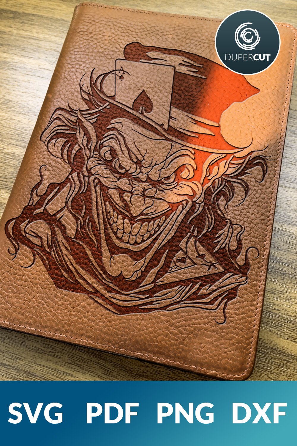 Evil scary Jester - SVG DXF PNG files