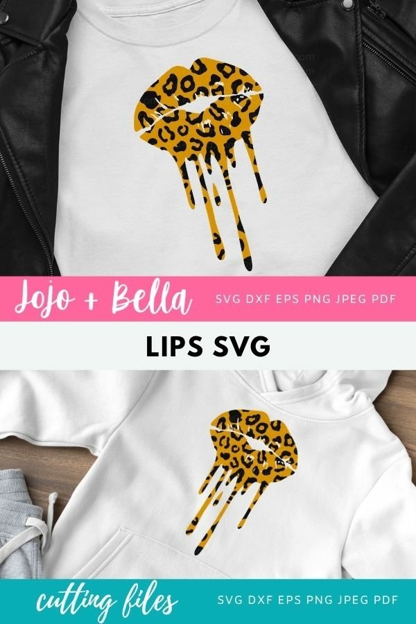 Lips Svg | Leopard Print Lips Svg