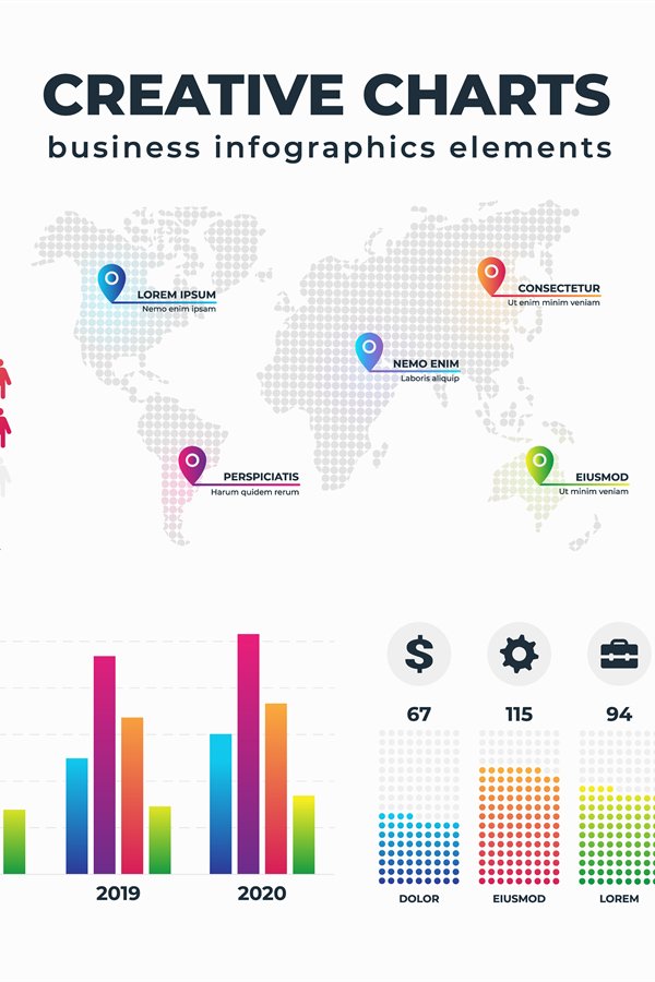 Graphs and charts. Business statistics for data and finance